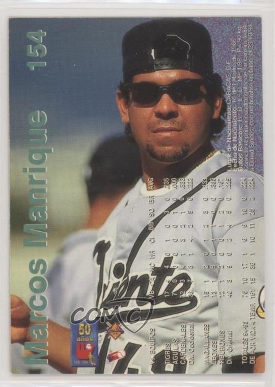 1995-96 Line Up Venezuelan Winter League Marcos Manrique #154 | eBay