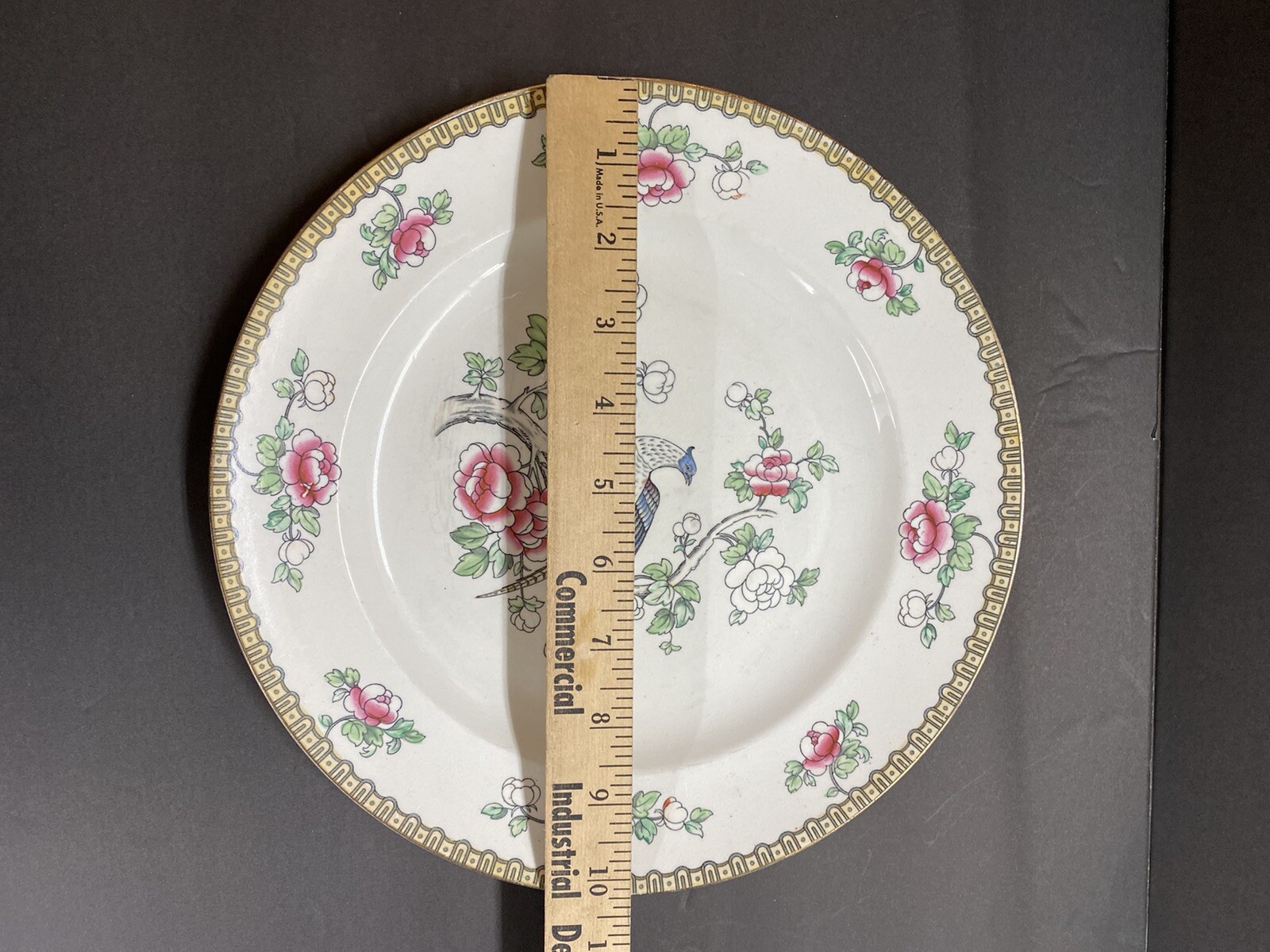 Vintage F. Winkle & Co. Whieldon Ware 10" Pheasant 5806 Dinner Pate ...