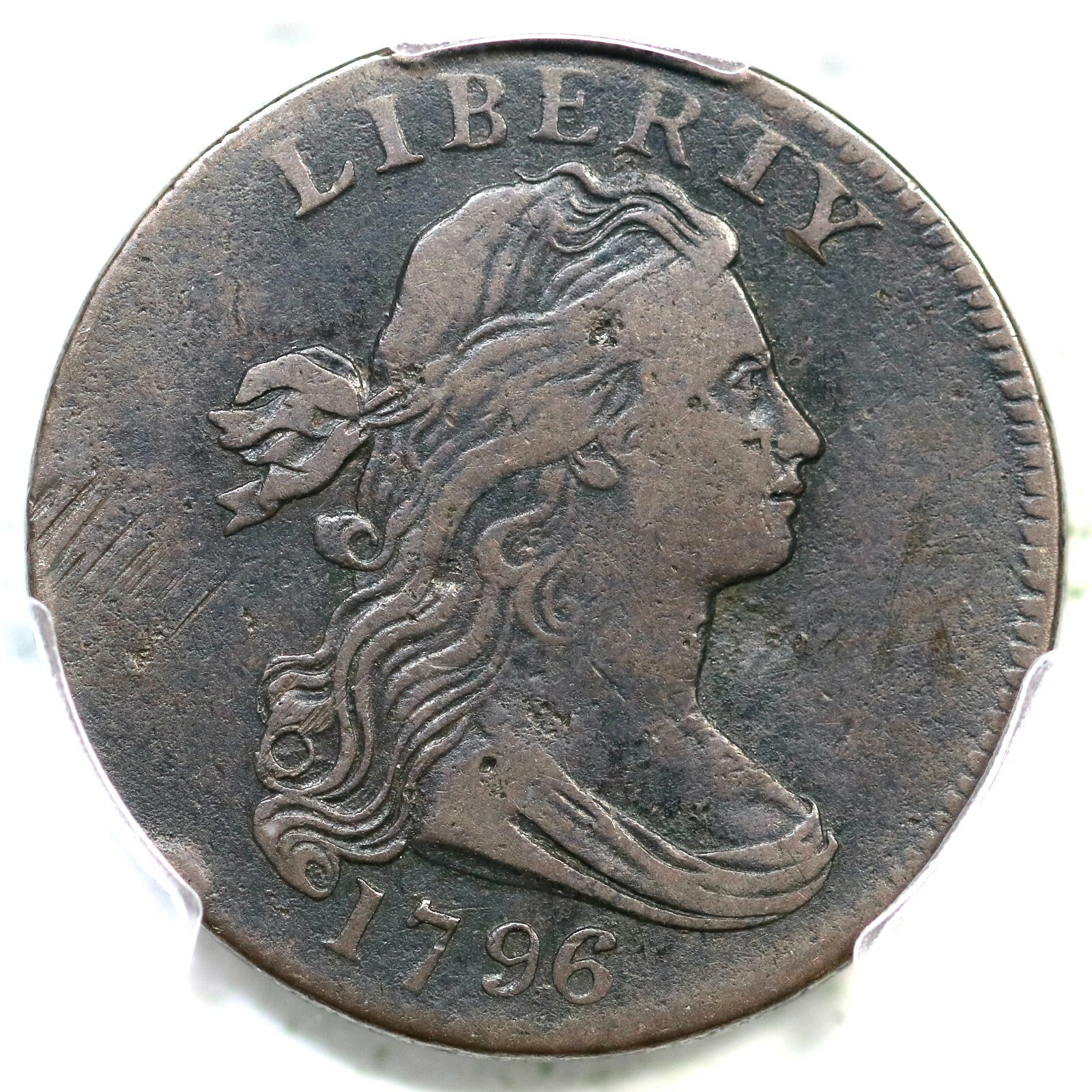 1796 S-98 R-4 PCGS VF Details Rev of 95 Draped Bust Large Cent Coin 1c ...