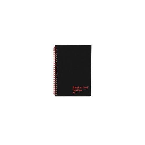 D66369 Black n Red Wirebound Premium Softcover Notebook A5 100 Pages ...