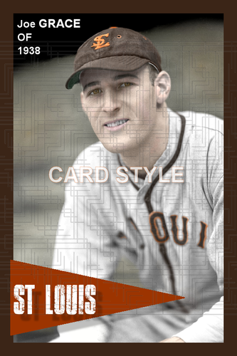 Joe Grace - 1938 St. Louis Browns - choose a size - colorized print | eBay