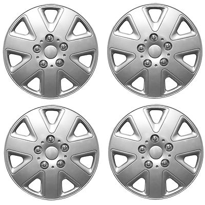 SET OF 4 x 14 INCH (14”) ALLOY LOOK WHEEL TRIMS COVER HUB CAPS TYRE CAP ...
