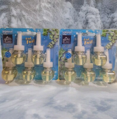 2 Glade First Frost Limited Edition Plugin Refills NEW Scent 10 Total ...