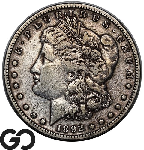1892-S Morgan Silver Dollar Coin, Choice VF++ Better Date | eBay