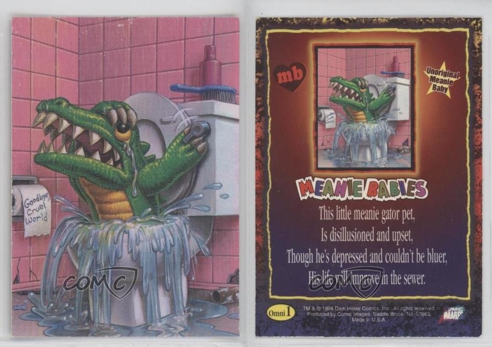 1998 Comic Images Meanie Babies OmniChrome Gator #OMNI1 0kb5 | eBay