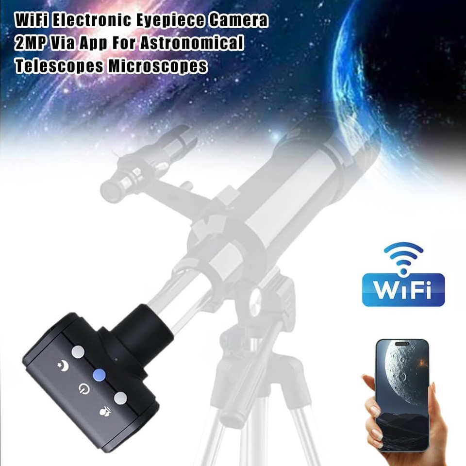 WiFi Eyepiece Electronic Digital Eyepiece for Astronomical Telescope ...
