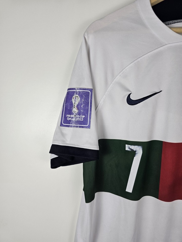 Nike Portugal FPF Cristiano Ronaldo #7 World Cup 2022 Away Authentic ...