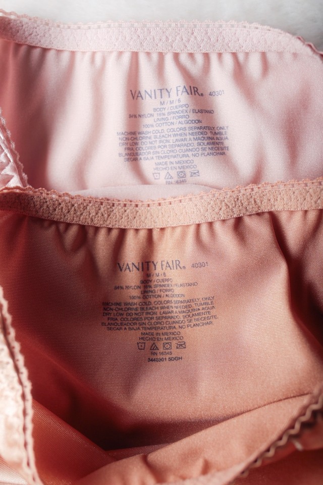 Vanity Fair Radiant Satin High Rise Full Back Brief Panties Lot of 2 ...