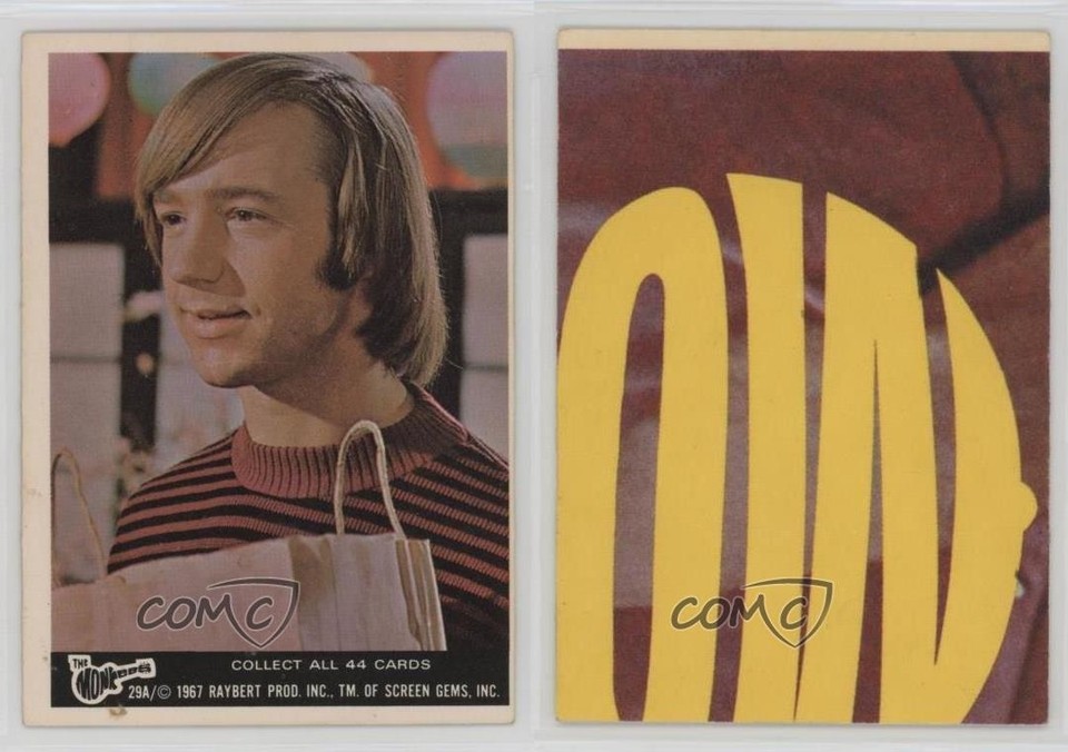 1967 Donruss The Monkees Color Series A Peter Tork #29A 1md | eBay