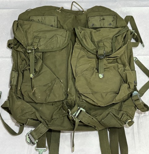 Vietnam War ARVN Ranger X Frame Rucksack Pack US Army Olive Green Field ...