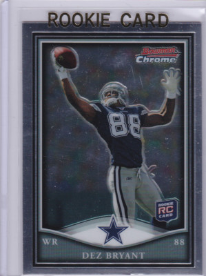 DEZ BRYANT 2010 Bowman Chrome ROOKIE CARD Dallas Cowboys Football RC | eBay