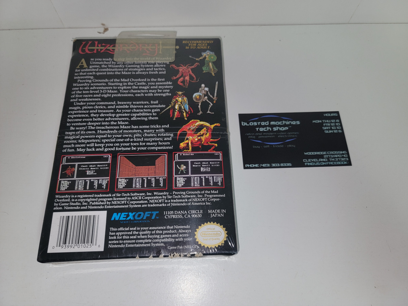 Wizardry: Proving Grounds of the Mad Overlord (Nintendo Entertainment ...