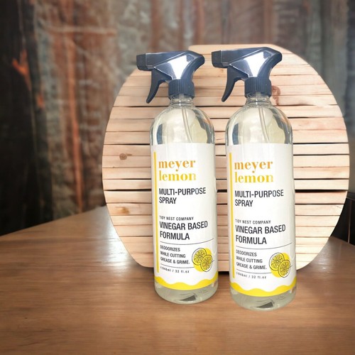 Home & Body Meyer Lemon Multi-Purpose Spray Cleaner Vinegar Based 32 oz ...