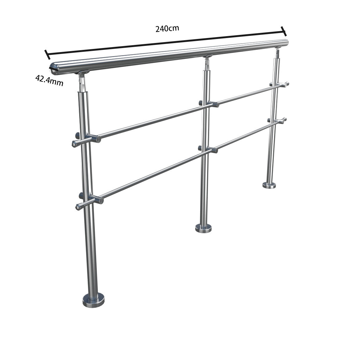 Angle Mobility Handrail Outdoor Steel Rail Safety Grab Rail Garden ...