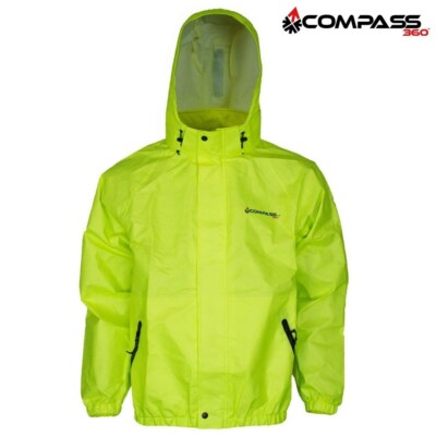 Compass 360 AdvantageTek Rain Jacket (2X)- HiVis Lime | eBay