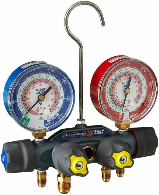 Yellow Jacket 49963 R-22/404A/410A Gauges - 2 Pieces for sale online | eBay