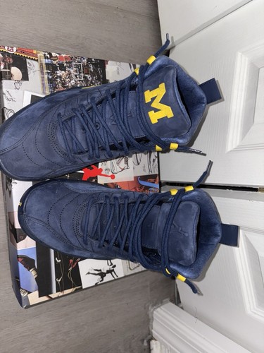 Jordan Retro Michigan 12s Size 8 887231276578| eBay