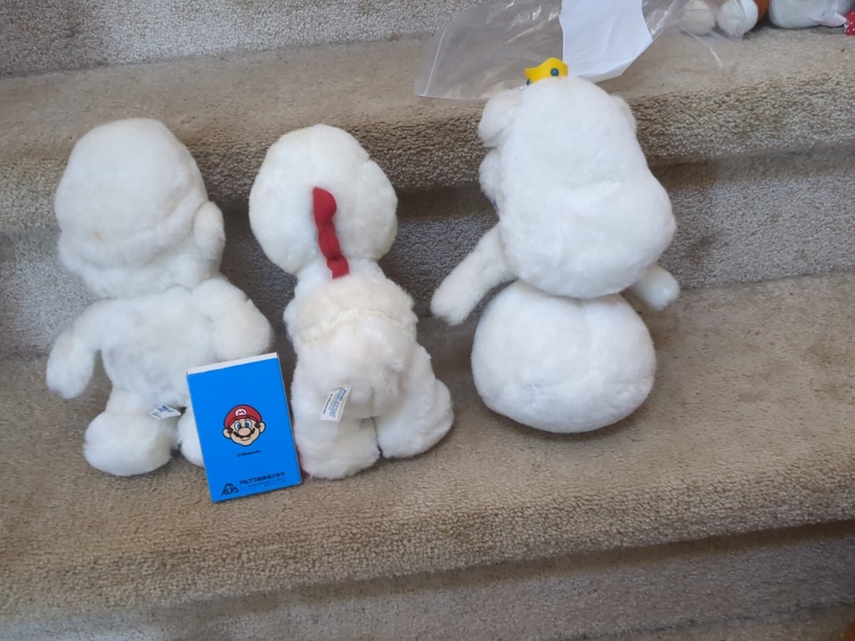 Super Mario World Color Me Yoshi Peach(Moldy Mario) ALPS Plush Nintendo ...