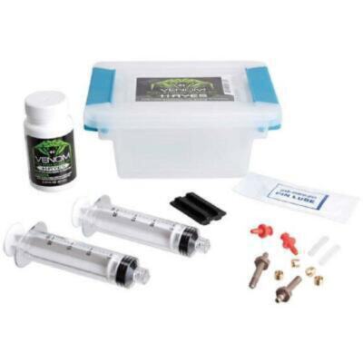 Hayes Venom Dual Syringe Disc Brake Bleed Kit w Mineral Fluid and ...