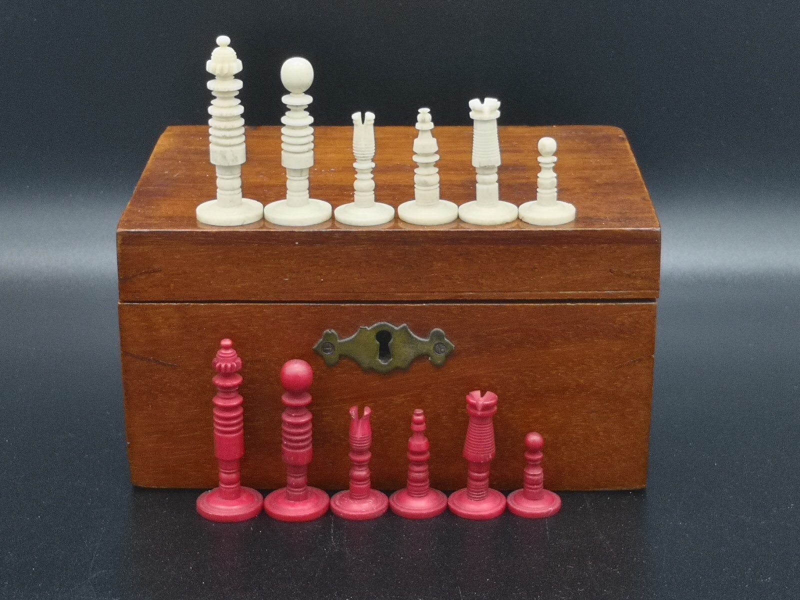 Antique Chess Set Antique Bone Chess set | eBay UK