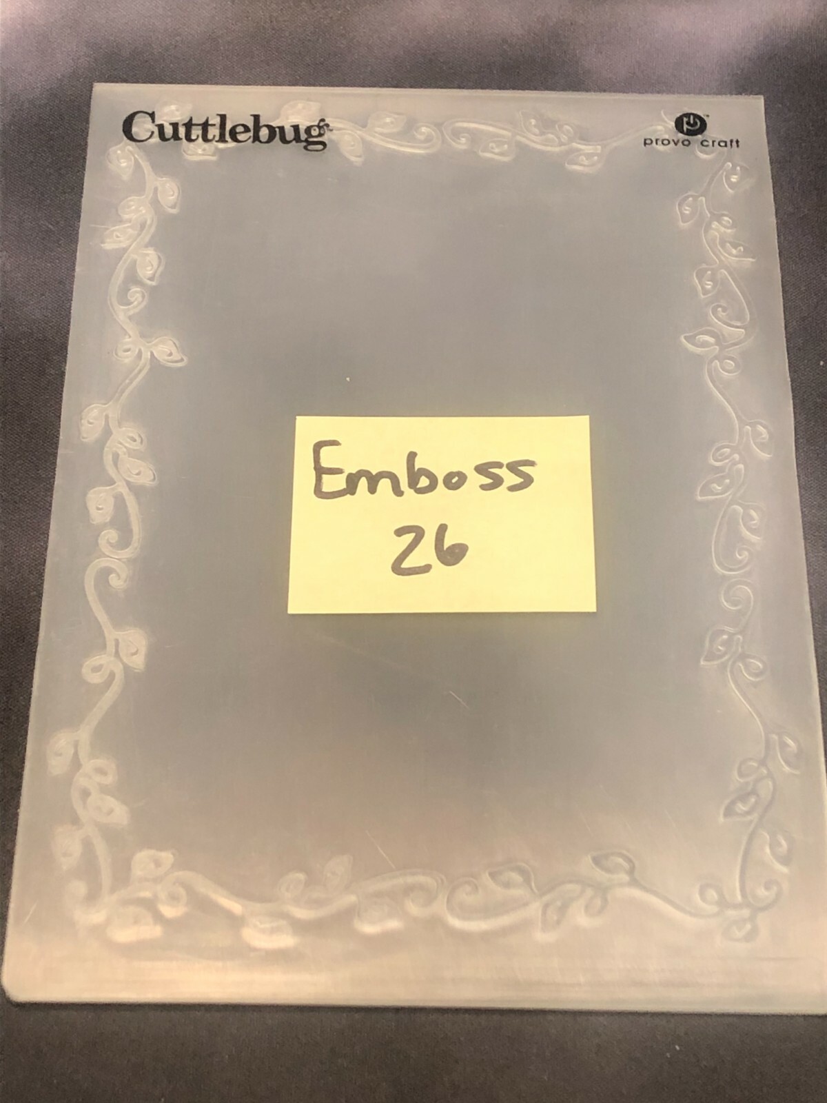 Cuttlebug Embossing Plates Folders Lots Mix and Match | eBay