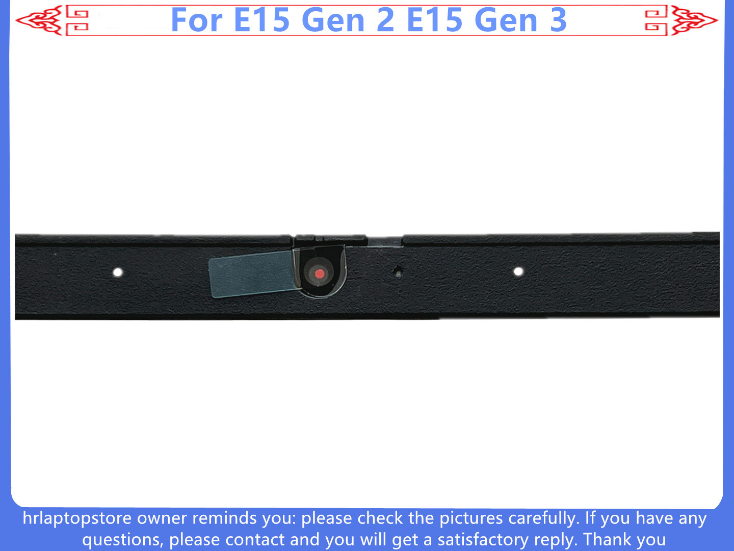 For Lenovo Thinkpad E15 Gen 2 Gen 3 LCD Front Bezel Cover 5B30S73483 ...