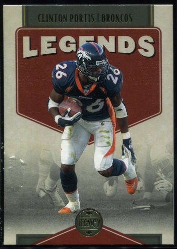 2022 Panini Legacy Legends Clinton Portis #129 Denver Broncos | eBay
