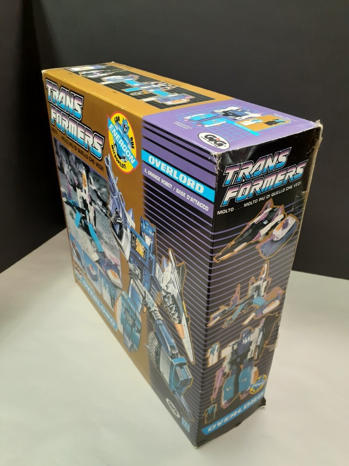 Transformers G1 Overlord Italian Vintage 100% Complete Box Mega Rare ...