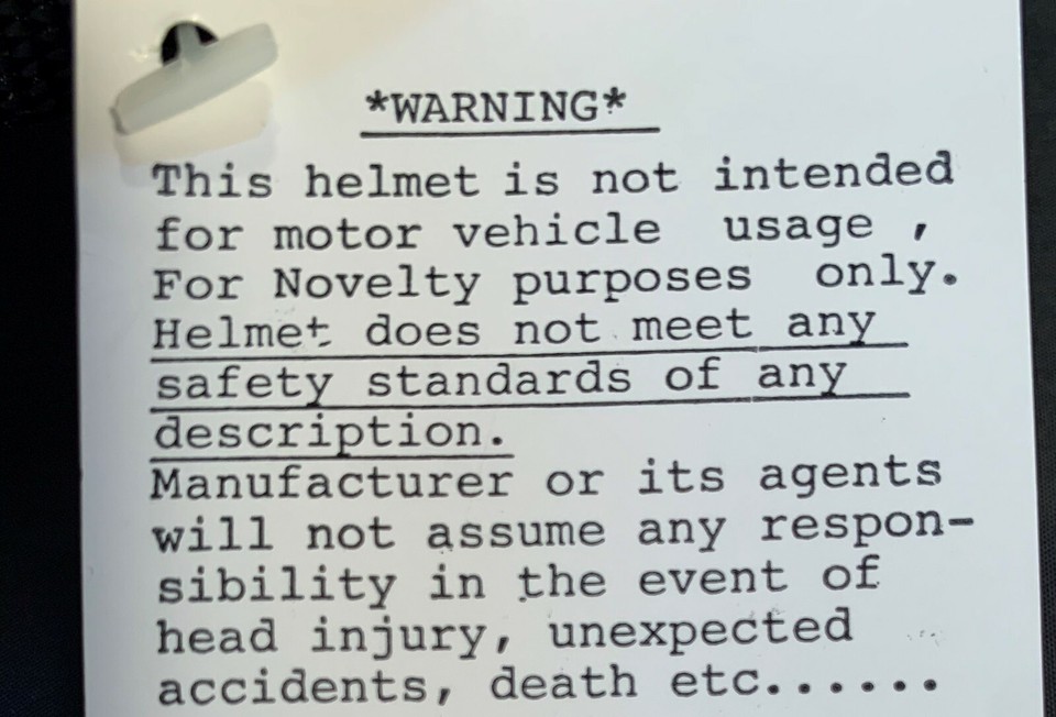 VOSS GLOSSY BLACK BULLET BEANIE WITH VISOR NOVELTY MOTORCYCLE HELMET ...