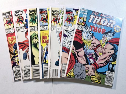 Lot Of 7 Marvel Comics "Thor" Issues 438,440,441,442,451,452,458 (FN/VF 7.0) | eBay