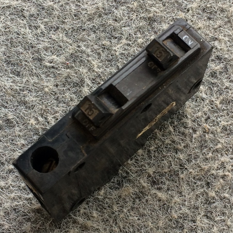 Square D Circuit Breaker QO Tandem QO1515 QOT1515 Old Style No Hook ...