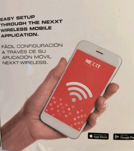 Nexxt Home Mesh Wireless Vektor 3600AC system Pods. Smart phone Setup ...