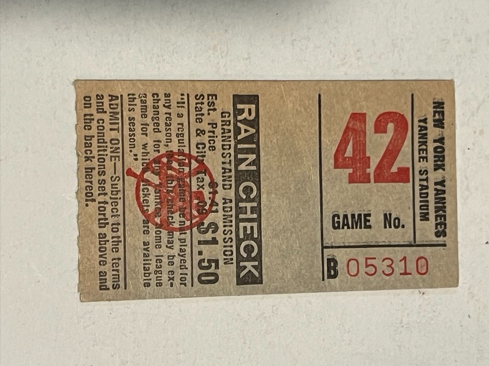 July 8, 1971 Yankees vs. Detroit Thurman Munson Career HR #12/113 ...