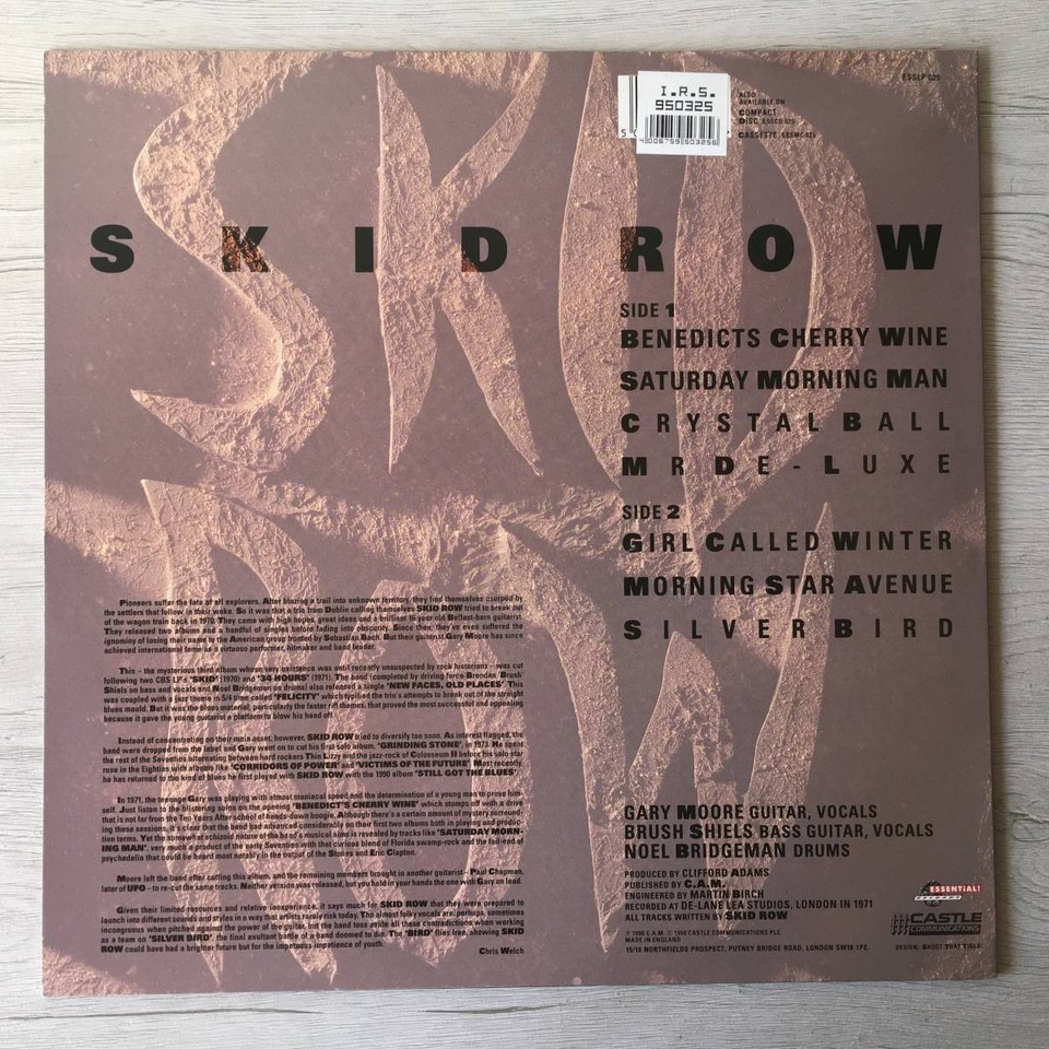Skid Row Gary Moore Brush Shiels Noel Bridgeman | eBay