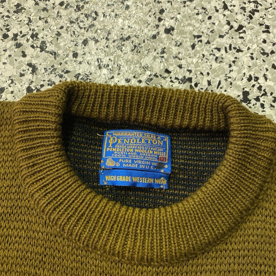 Pendleton Men's XL Pullover Sweater Crewneck Aztec Southwestern Pattern ...