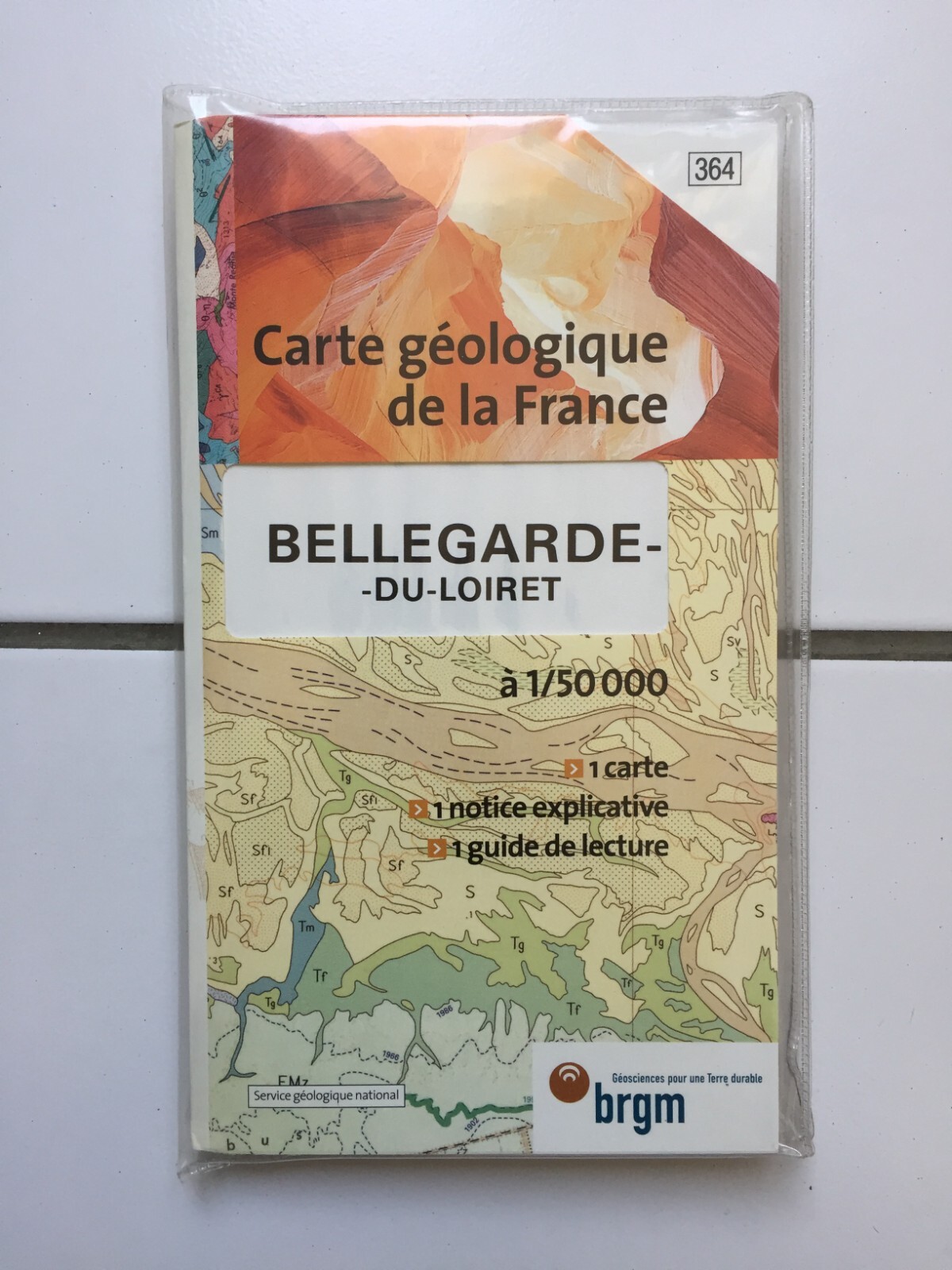 BRGM Bellegarde du Loiret Carte géologique de la France BRGM 1:50 000 ...