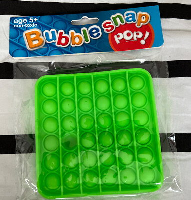 Bubble Snap Pop! - Circle - Yellow - Fidget Toy - Ages 5+ | eBay