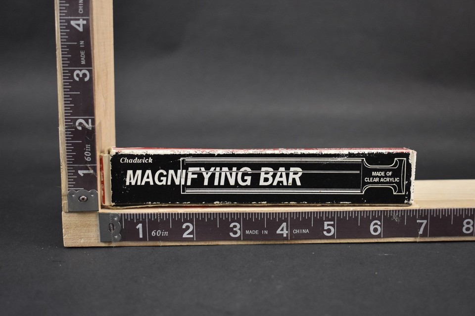 VINTAGE Chadwick Magnifying Reading Bar IN BOX | eBay