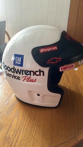 DALE EARNHARDT SR 3 NASCAR GOODWRENCH WHITE HELMET REPLICA 1:1 DECALS ...