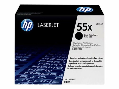 HP 55x Black Toner Cartridge - CE255X | eBay