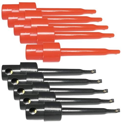 Test Hook Clips for Electronic Testing, 2.2 Inches, 10 Pack, Spring ...