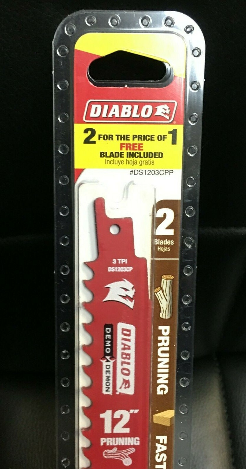 Diablo DS1203CPP 2-Pack 12" Carbide Pruning Reciprocating Saw Blades ...