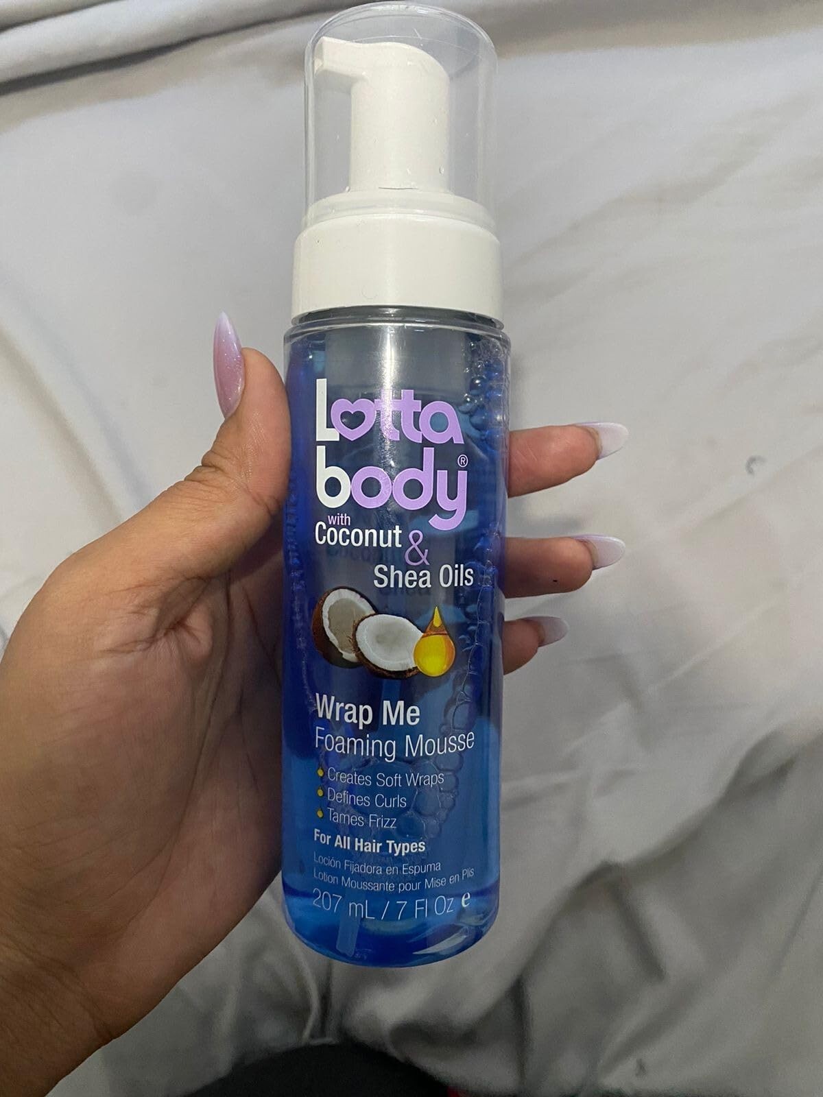 Lottabody Coconut Oil And Shea Wrap Me Foaming Curl Mousse By Lotta ...