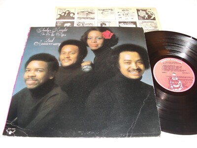 Gladys Knight & The Pips "2nd Anniversary" 1975 R&B/Disco LP, VG, Orig ...