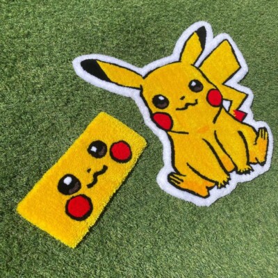 Tufted rug - Pokemon Pikachu Rug & Keyboard Mat | eBay
