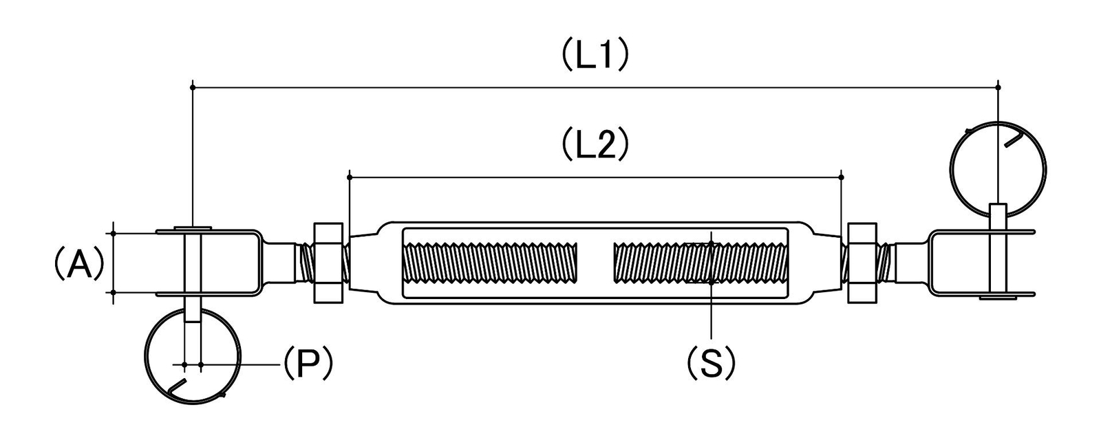 M16 x 300mm Stainless Steel A4-70 G316 Jaw & Jaw Rigging Screws | eBay ...