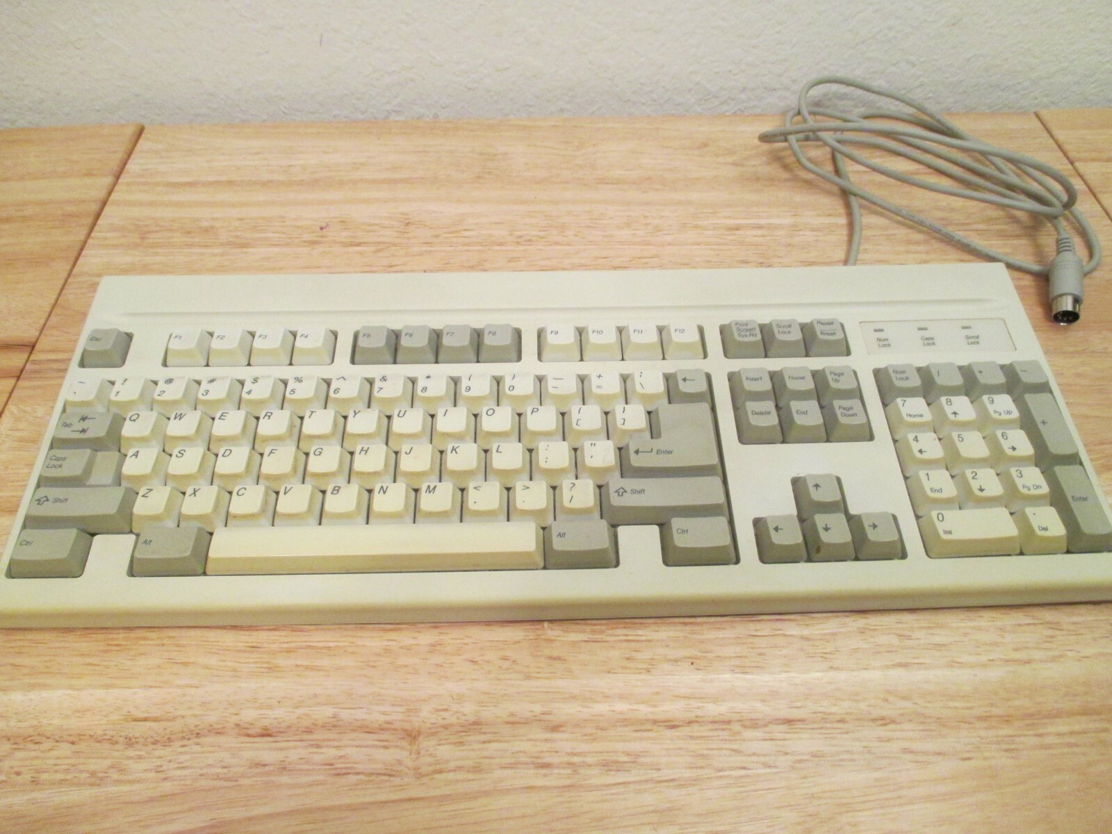 Vintage Mitsumi Model KPQ-E99Z Mechanical Clicky Key Keyboard Model KPQ ...