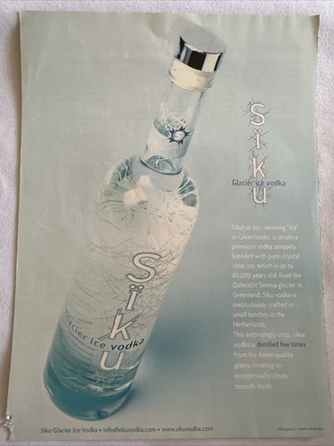 2005 , Proof Print Ad Approx 8x11, Siku Vodka(CP112) | eBay