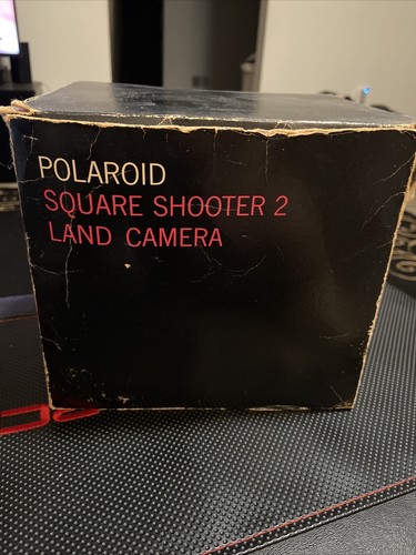 Vintage Polaroid Square Shooter 2 Land Camera Manual, Flash Cubes ...