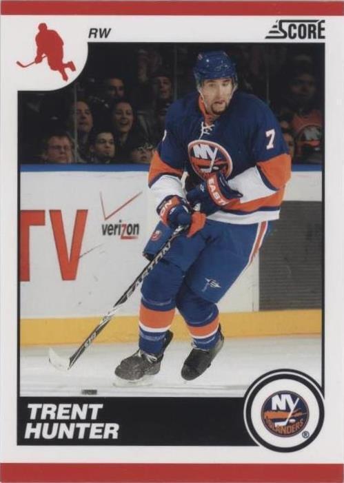 2010-11 Score - Trent Hunter #309 for sale online | eBay
